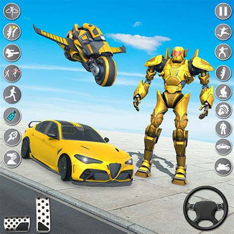 Bike Robot Games 3D, Transforming Bike Games, Flying Bike Robot Transformation Games, Motorcycle ...