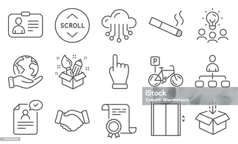 클릭 손 클라우드 스토리지 관리와 같은 비즈니스 아이콘 집합입니다 벡터 개발에 대한 스톡 벡터 아트 및 기타 이미지 개발 두발자전거 라트비아 Istock