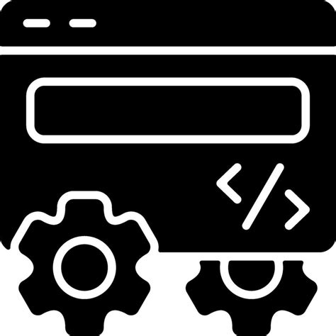 Software Development Solid Style Icon 66503764 Vector Art At Vecteezy