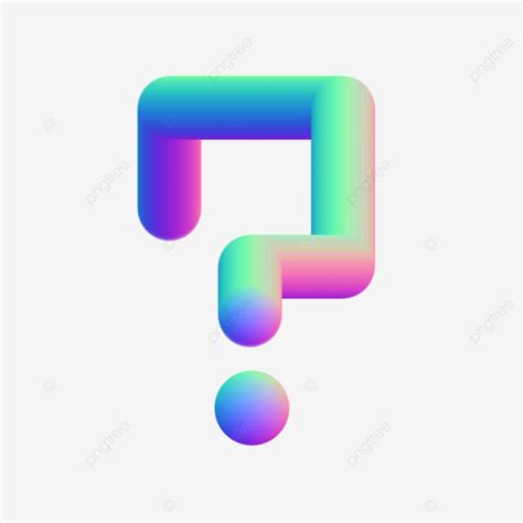 그라데이션 색 물음표 기호 물음표 기호 의문 Png 일러스트 및 Psd 이미지 무료 다운로드 Pngtree