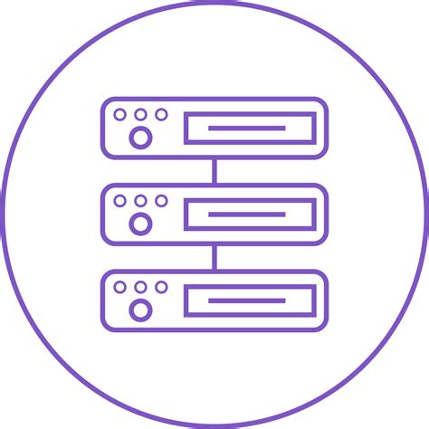 Beautiful Database Vector Line Icon 16736050 Vector Art At Vecteezy