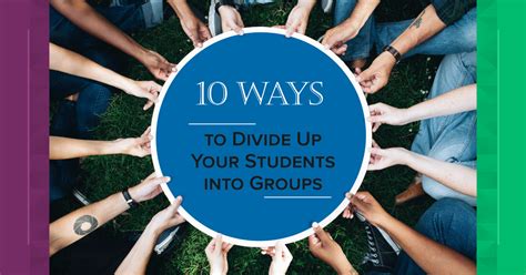 Ways To Divide Your Babes Into Groups