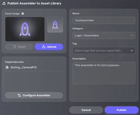 Managing Custom Assemblers Yahaha Docs