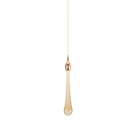 Pendente Gota Dourado 38cm Led 3w 4000k Bivolt Leroy Merlin