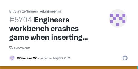 Engineers Workbench Crashes Game When Inserting Blueprint · Issue 5704
