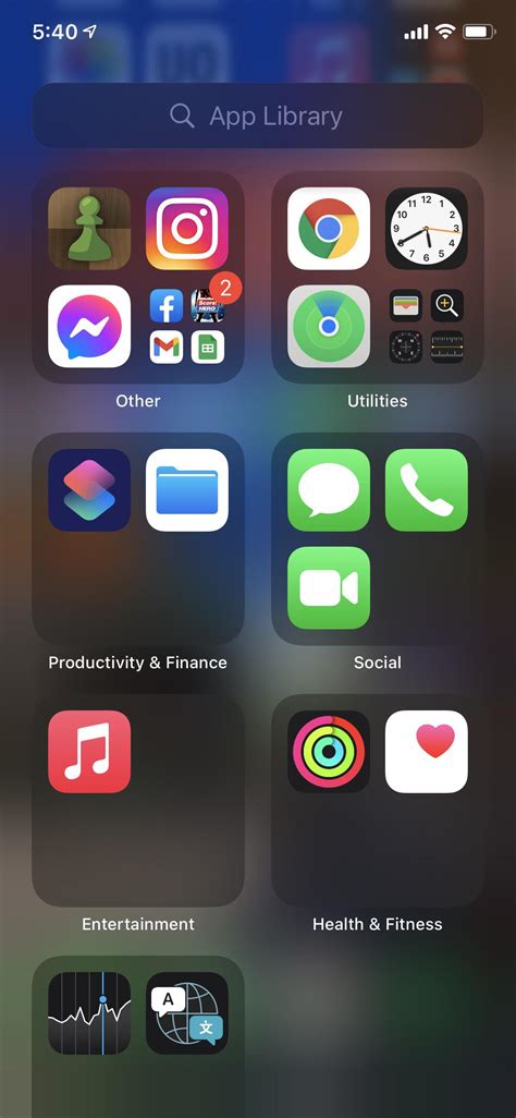 All Third Party Apps Grouped In Other In App Library On IOS Please Help Restarting