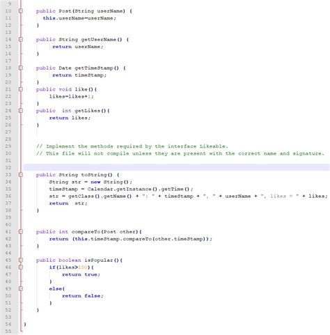 Solved For Java Write The Implementation Of The Class