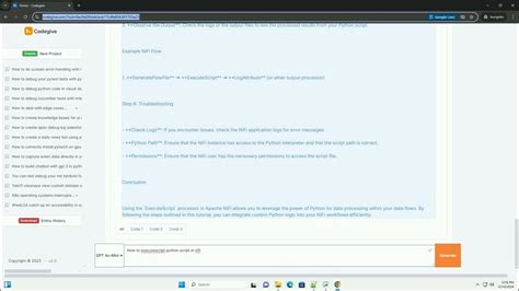 How To Executescript Python Script In Nifi Youtube