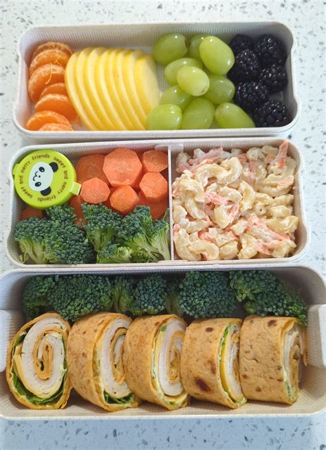 Pinwheel Sandwiches And Macaroni Salad R Bento