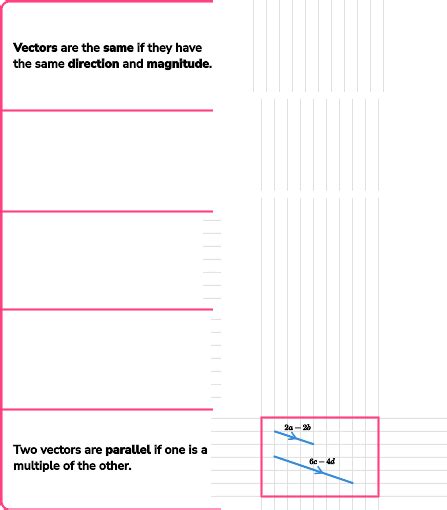 Vector Problems GCSE Maths Steps Examples Worksheet