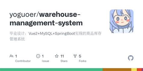 Warehouse Management System README Md At Main Yoguoer Warehouse Management System GitHub