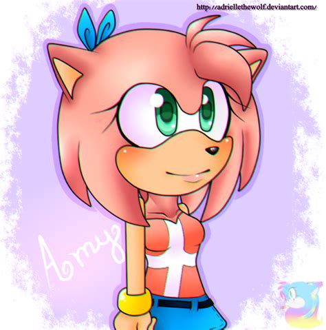 Amy Rose Summer By Adriellethewolf On Deviantart