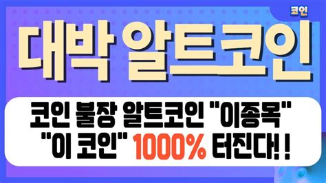 대박코인 대박 종목은 어디 알트코인 랠리 예상 코인추천 알트코인추천 급등코인추천 코인분석 코인전망 비트코인