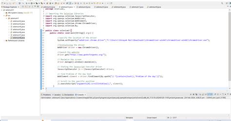 selenium scrolling a web page using java geeksforgeeks