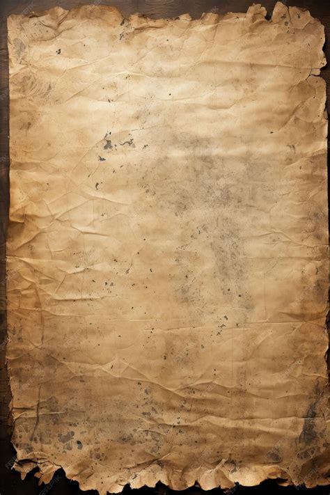 Premium Ai Image Vintage Worn Paper Texture Background Old Grungy