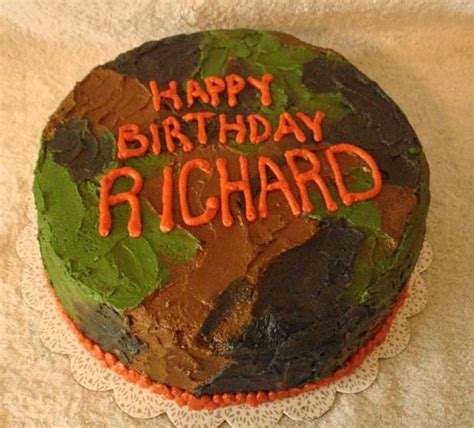 Camo Birthday Cake