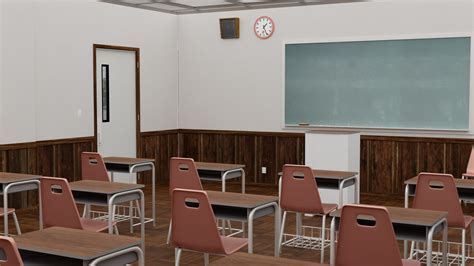 3d Model Class Room Turbosquid 2337483