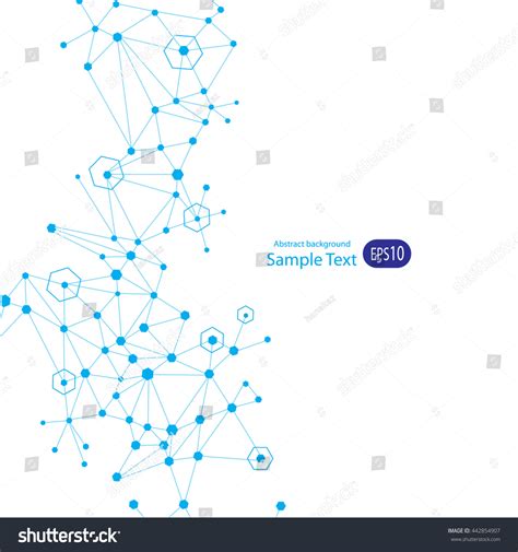 Design Technology Network Connection Background Stock Vector Royalty Free 442854907