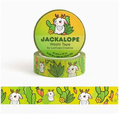 Jackalope Washi Tape Hilarious Humanitarian