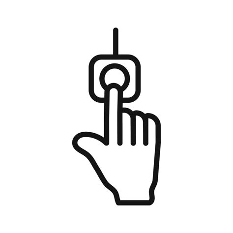 Finger Authentication Icon 47847693 Vector Art At Vecteezy