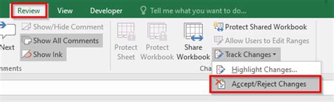 Track Changes In Excel Enable Use And Disable Excel Unlocked