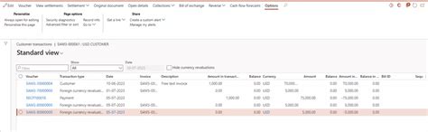 Dynamics Finance Foreign Currency Revaluation DHRP