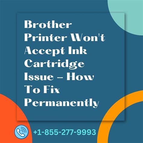 Brother Printer Wont Accept Ink Cartridge Issue How To Fix