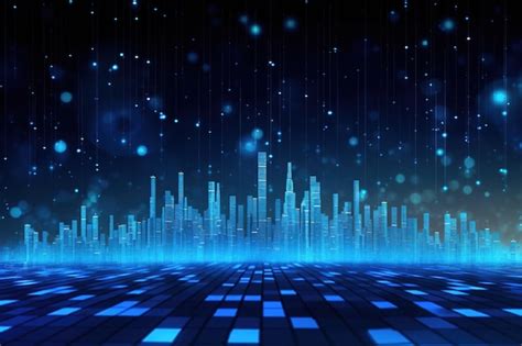 Premium Ai Image Generative Ai Stock Market Chart Lines Financial Graph On Technology Abstract