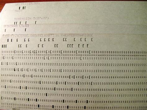 Free Images Punch Card With Fortran