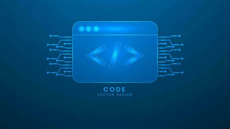 Programming Code Development Computer Programming And Developing Software Vector Illustration