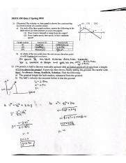 Physics Quiz 2 Pdf PHYS 1 350 Quiz 2 Spring 2022 30 Points The Velocity Vs Time Graph Is