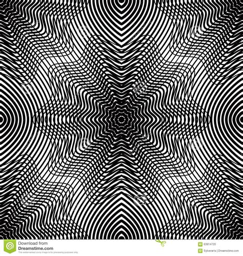 Ornate Vector Monochrome Abstract Background With Black Lines S Stock Vector Illustration Of