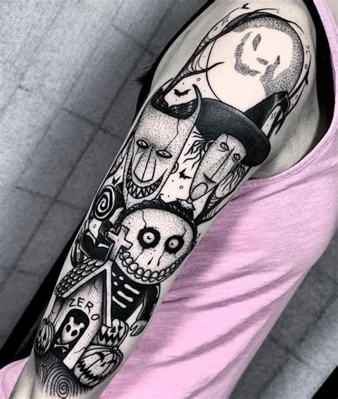 Nightmare Before Christmas Zero Tattoo The Nightmare Before Christmas