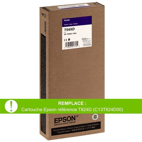 Cartouche D Encre Traceur Epson T X Pour Imprimante Surecolor Sc P P P P Jaune