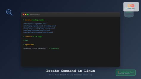 Locate Command In Linux Fast File Search Using Database Indexing Codelucky