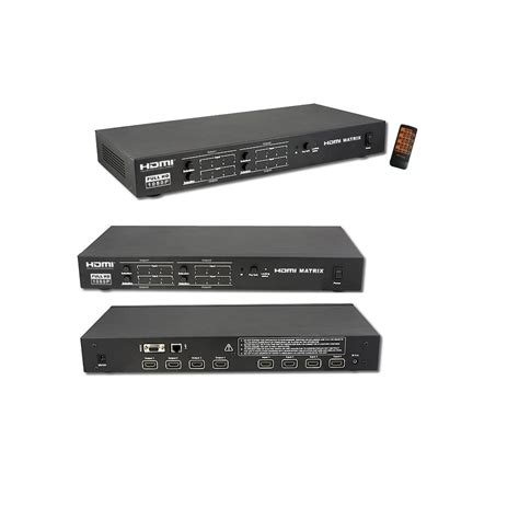 X HDMI Matrix Switch Splitter With Remote Control And RS Full HD P WL HC