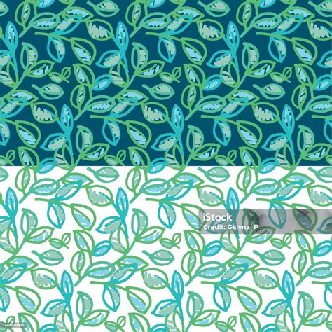 흰색 배경에 손으로 그린 초라한 스타일에 부드러운 봄 단풍 원활한 벡터 패턴 꽃 무늬 내츄럴 잎 은 종이 직물 배경 에 대 한 반복 가능한 모티프 Michael