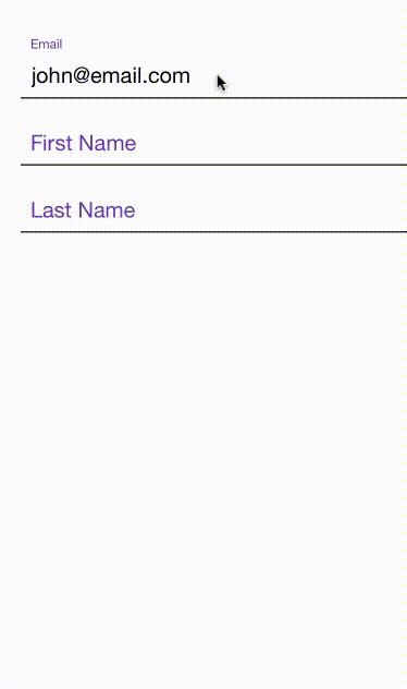 React Native Floating Label Component Reactscript
