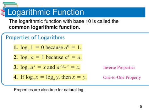 Logarithmic Function And Ppt Download