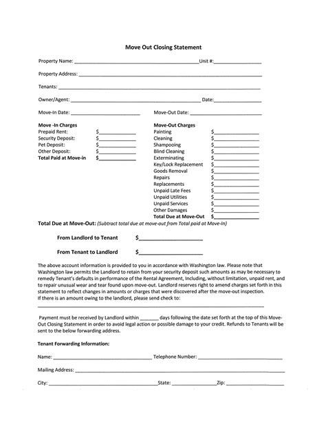 Free 14 Closing Statement Forms In Pdf Ms Word