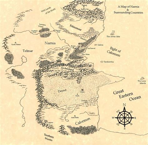 Drawn Map Of Narnia By Swordoftheword On Deviantart Map Of Narnia
