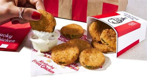 Kfc Debuts New Fried Pickles And Free Bucket Of Chicken With 15