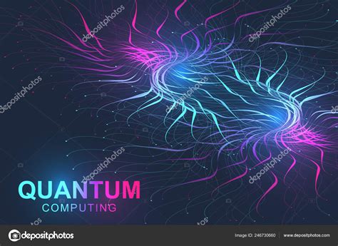 Quantum Computer Technology Concept Deep Learning Artificial Intelligence Big Data Algorithms