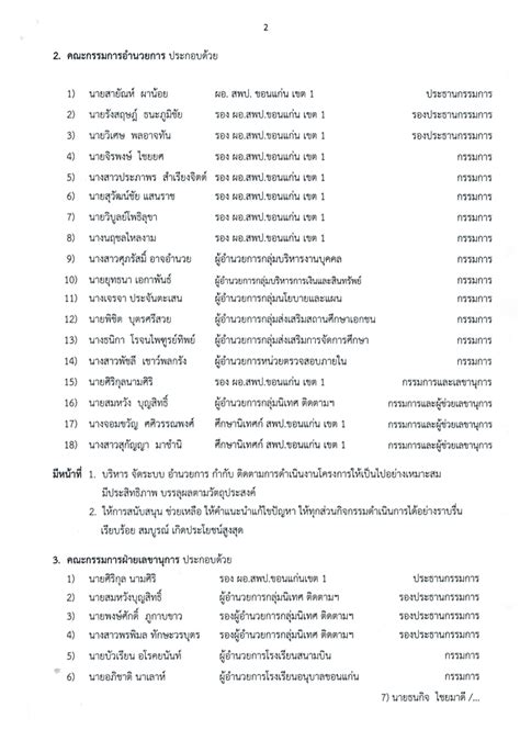 แต่งตั้งคณะกรรมการจัดงานศิลปหัตถกรรมนักเรียน ครั้งที่ 65 ปีการศึกษา 2558 ตามคำสั่งที่482
