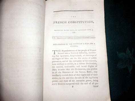 An Authentic Copy Of The French Constitution As Revised And Amended By