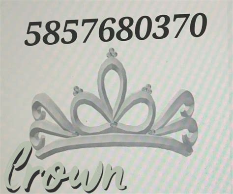 Crown Crown Bloxburg Decal Codes Roblox Roblox Princess Decal