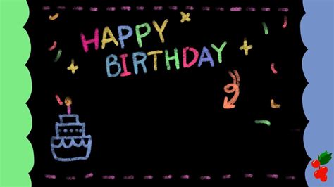 생일 빔 프로젝터 배경화면 생일축하화면 1 Hour 생일영상 Youtube