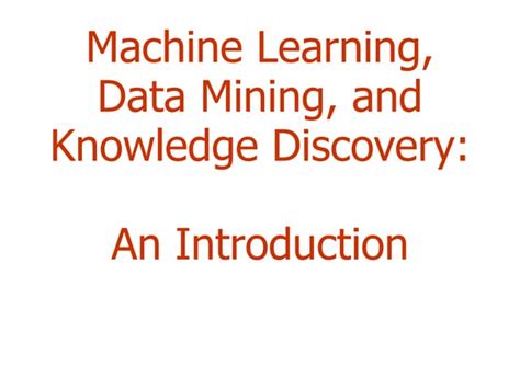 Data Mining And Knowledge Discovery In Business Databases Ppt Databases Computer Software