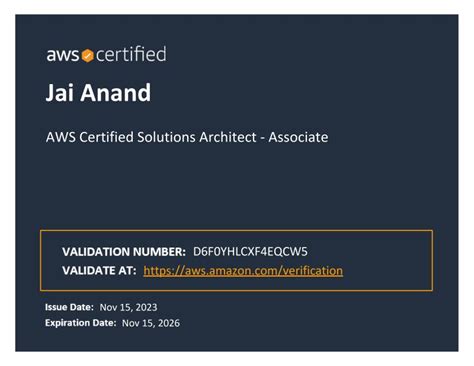 aws cloudcomputing amazonwebservices jai anand c v