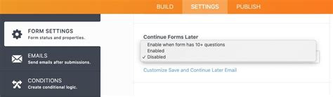 How To Save And Continue With JotForm